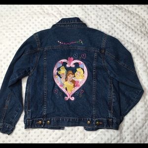 Disney | Jackets & Coats | Disney Girls Vintage Princess Denim Jacket ...